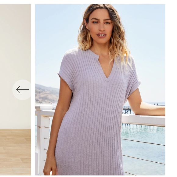 Barefoot Dreams | Dresses | Barefoot Dreams Cozy Chic Lite Ribbed Midi ...